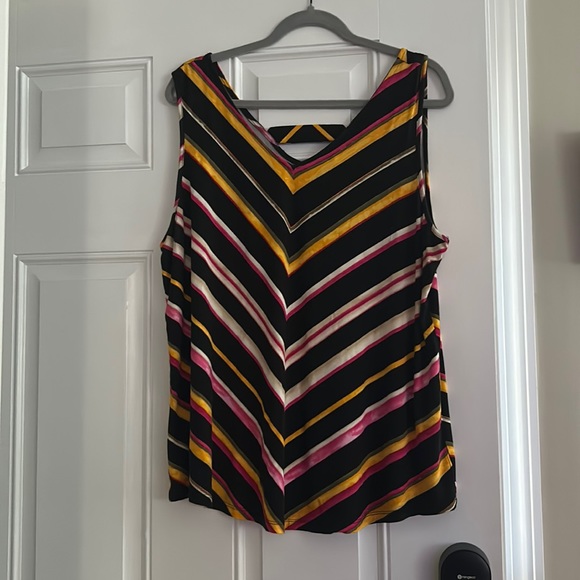 Cato | Tops | Womens Classy Tank Top With Triangle Cutout In Back Neck ...